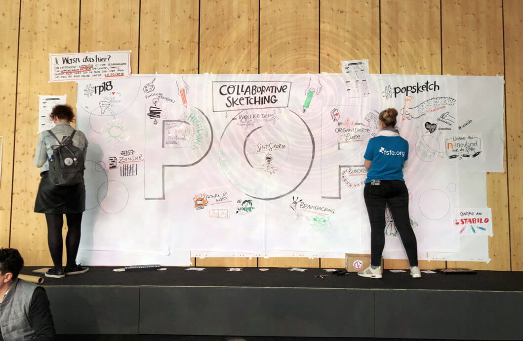 Collaborative Sketching auf der Republica – Recap - Sketchnote Love